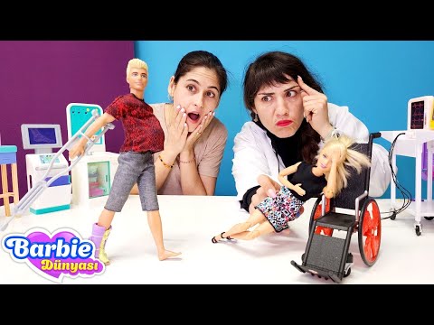 Ayşe ve Ümit ile Barbie oyunları! Ken iddiaya girip karnına karpuz koyup hamile oluyor