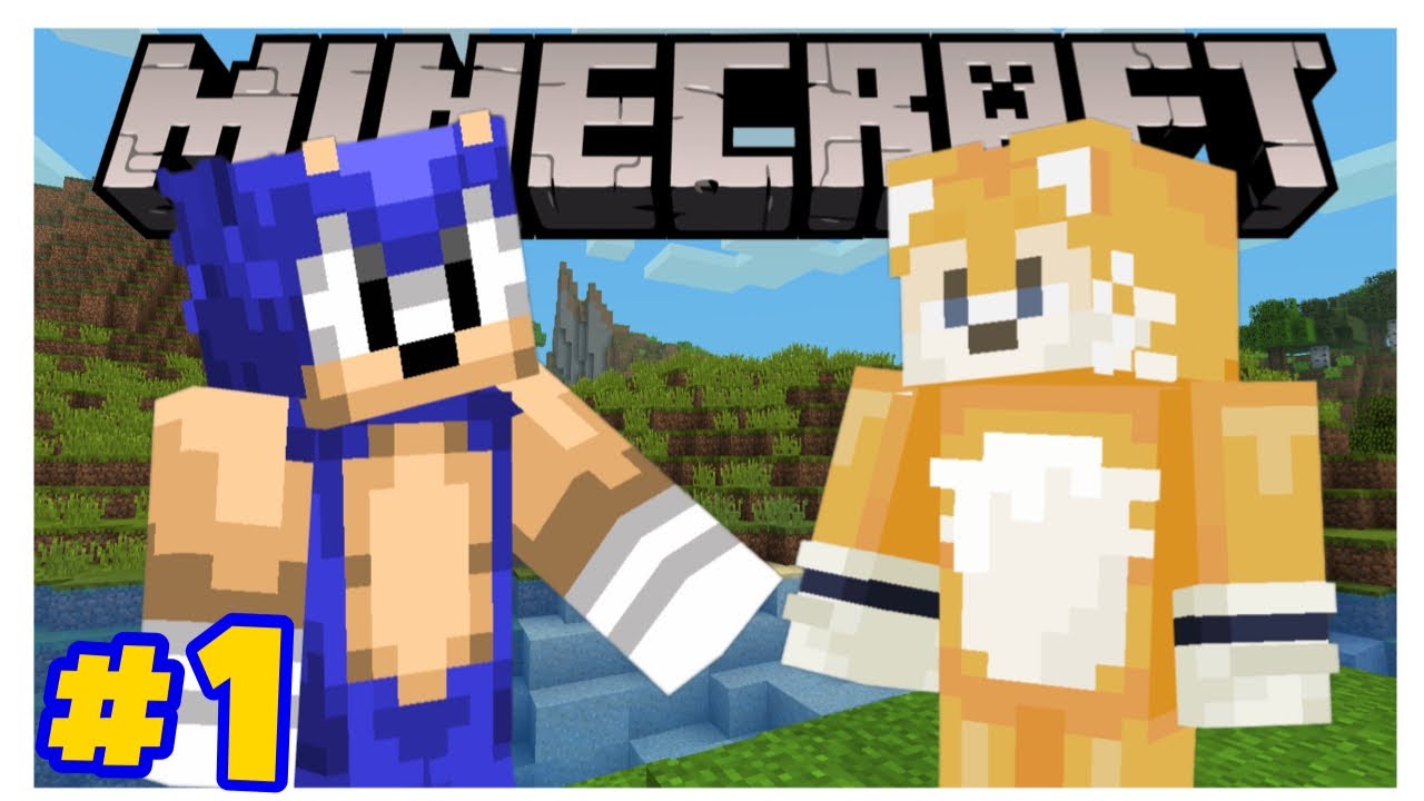 Sonic & Tails Play Minecraft Part 1 - A NEW LIFE! - YouTube