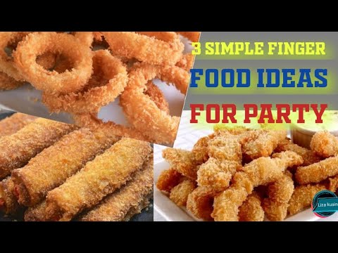 3 finger food ideas for party - YouTube