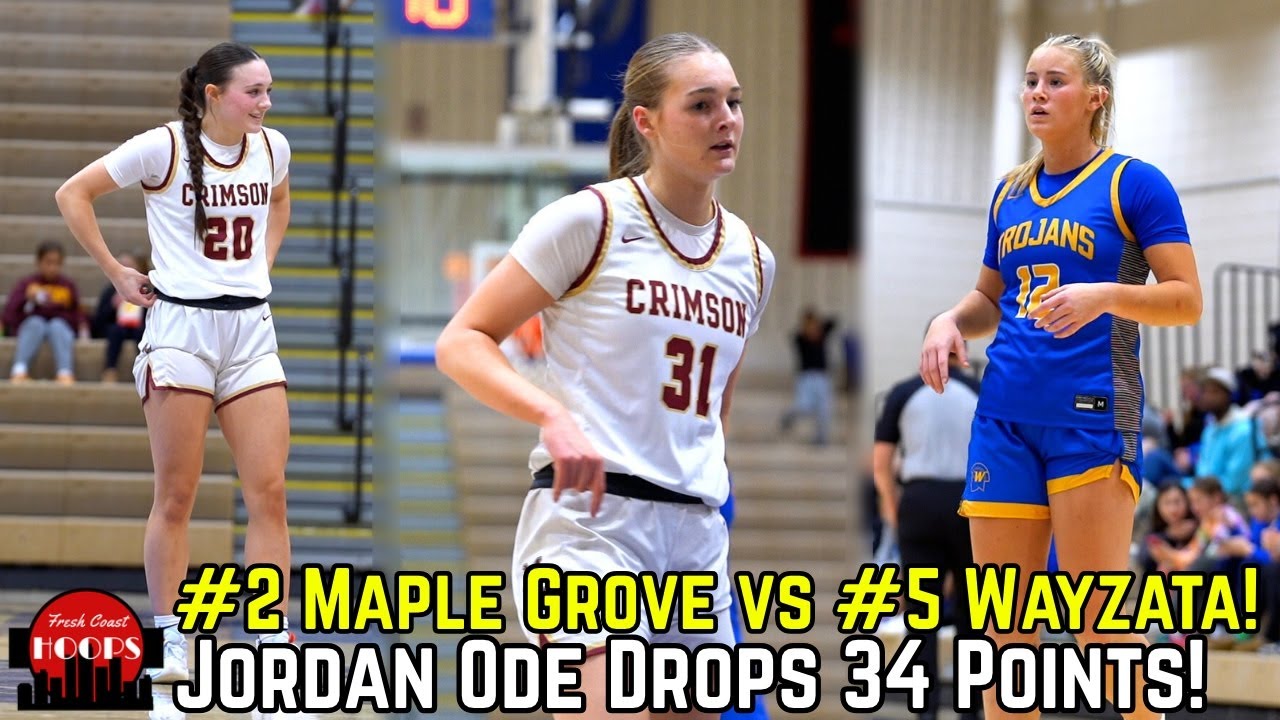 Jordan Ode And #2 Maple Grove Take On #5 Wayzata! Full Highlights ...