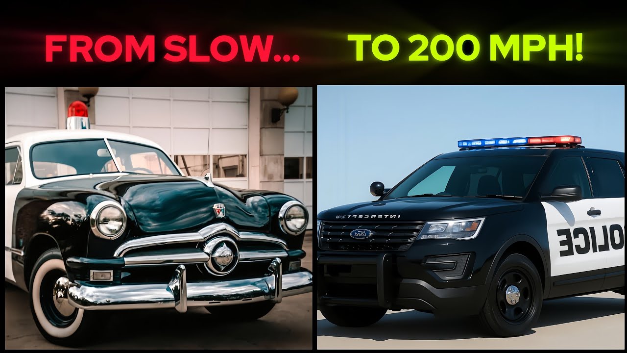 How Have Cop Cars Changed Over the Years? #AmericanPoliceCars # ...
