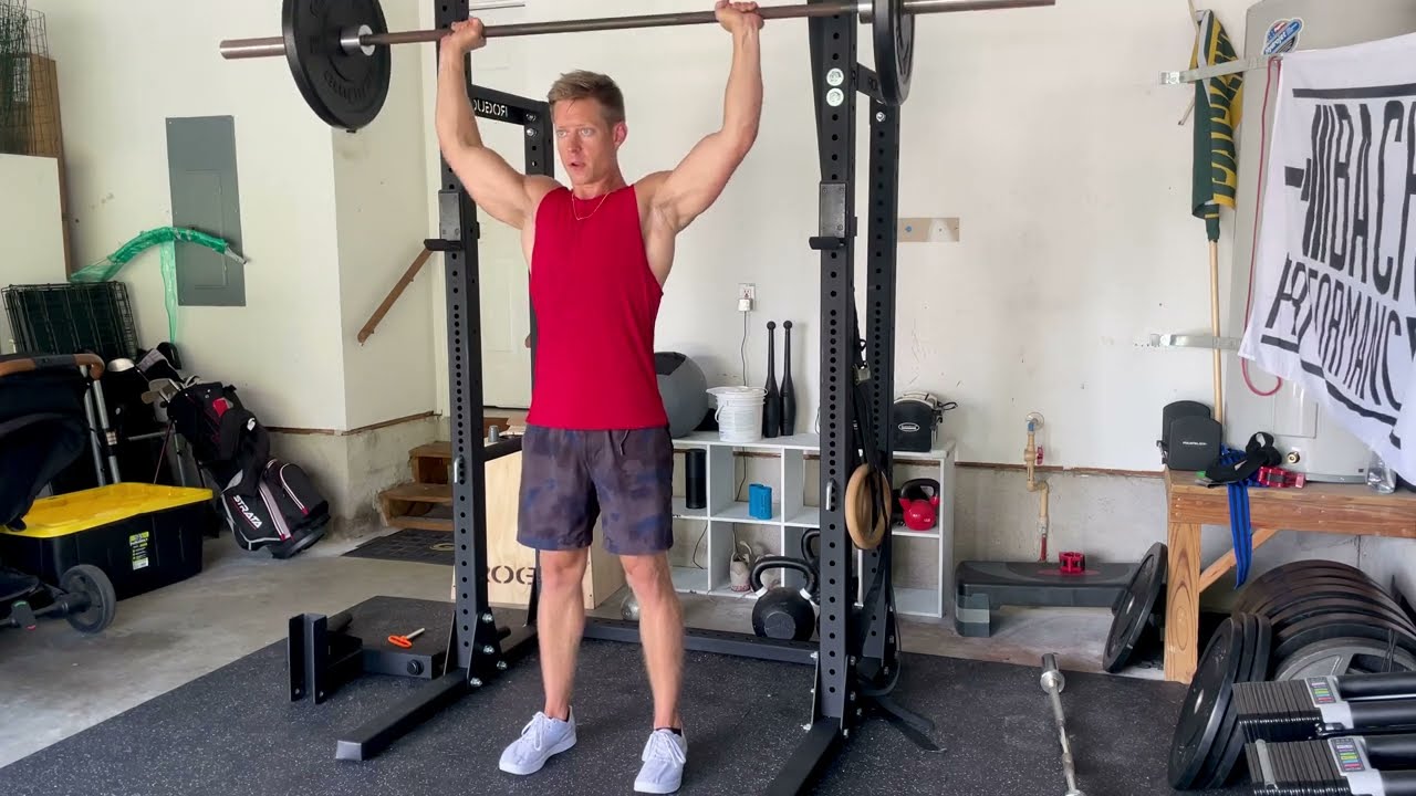 Behind The Neck Shoulder Press - YouTube