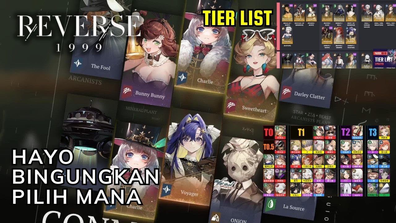 Reverse: 1999 guide Reroll cari waifu, tier list cn & global - YouTube