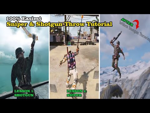 HOW TO DO A SNIPER AND SHOTGUN THROW - TUTORIAL Made Easy - YouTube