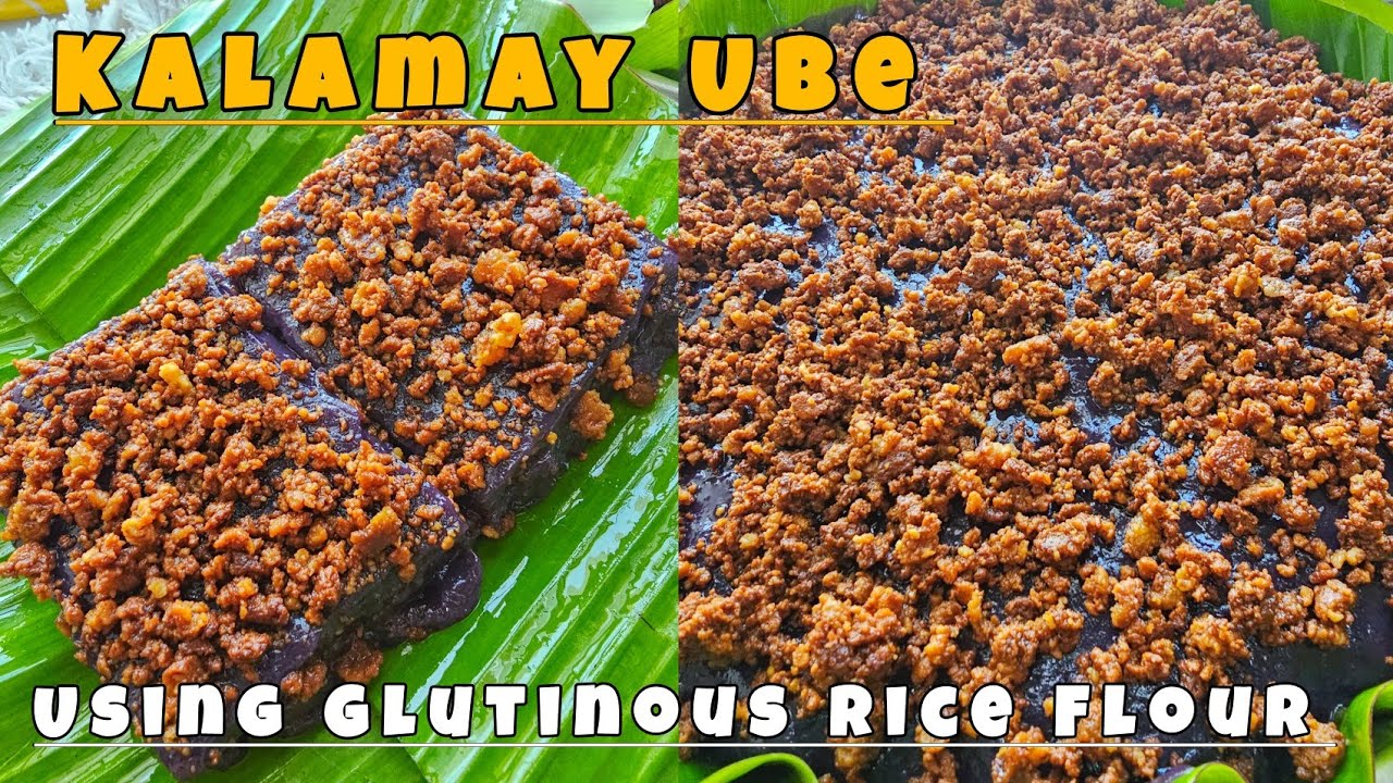 Kalamay Ube using Glutinous Rice Flour - YouTube
