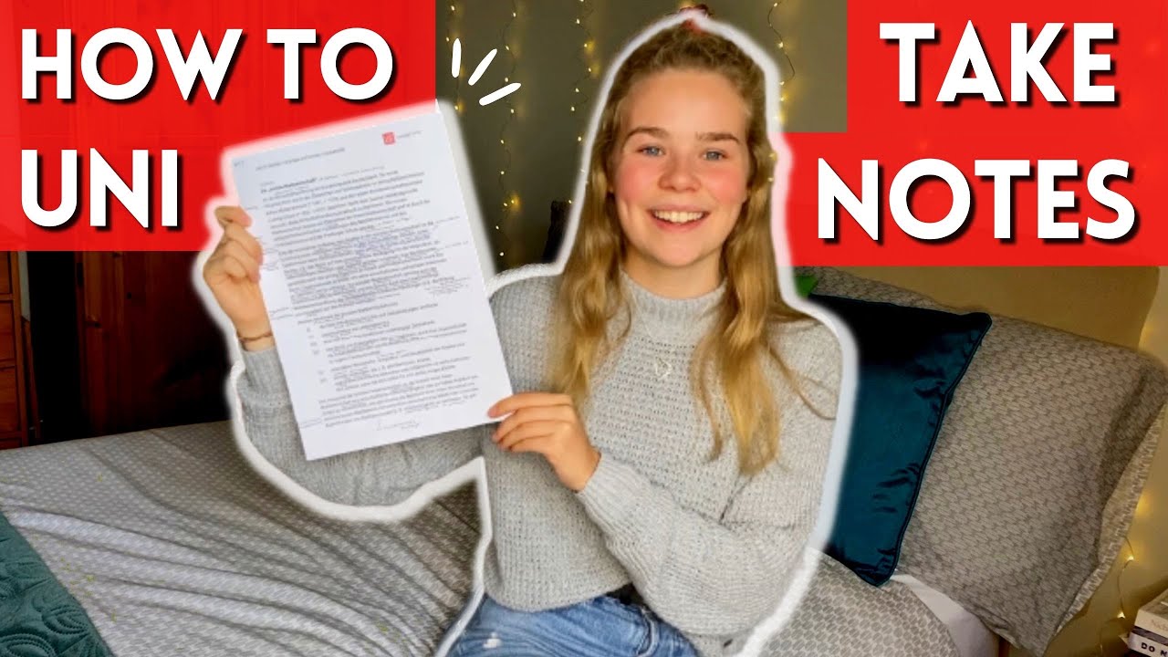 HOW TO TAKE UNIVERSITY NOTES // WRITING NOTES FOR LECTURES, READINGS ...