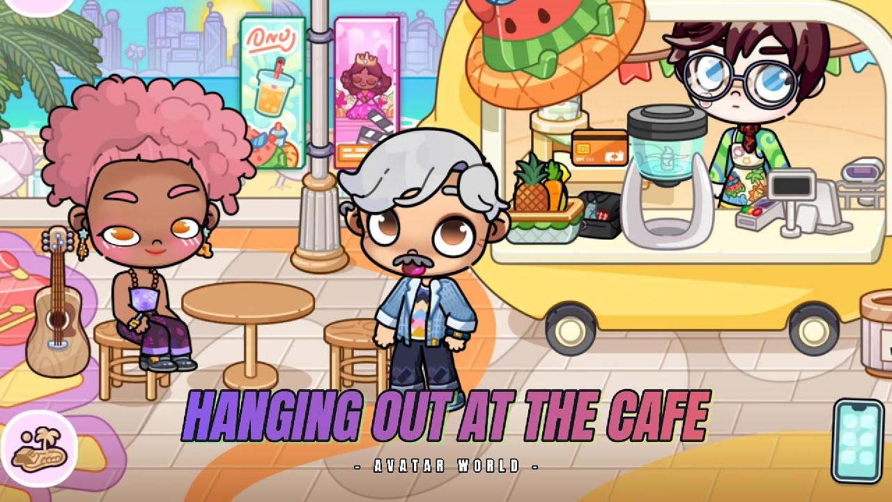 HANGING OUT AT THE CAFE !! Avatar World - YouTube