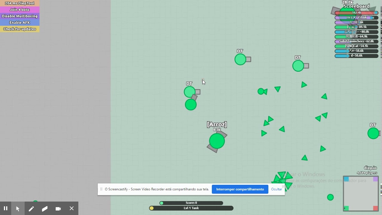 diep.io bots PT2 - YouTube