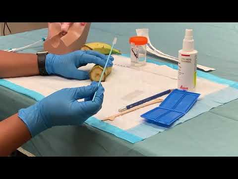 Gynecologic Procedures Pap Smear on Banana