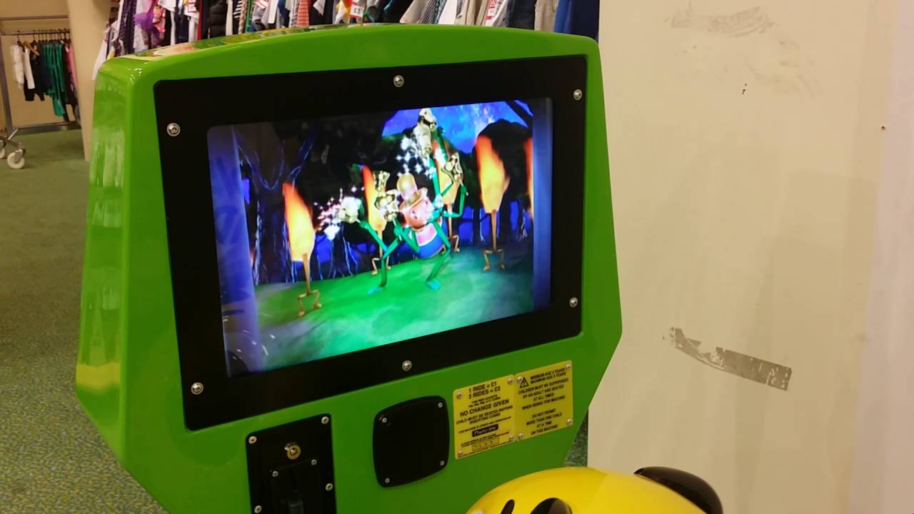 Ezee Swap Bumble Bee Coin kiddy / kiddie Ride - YouTube