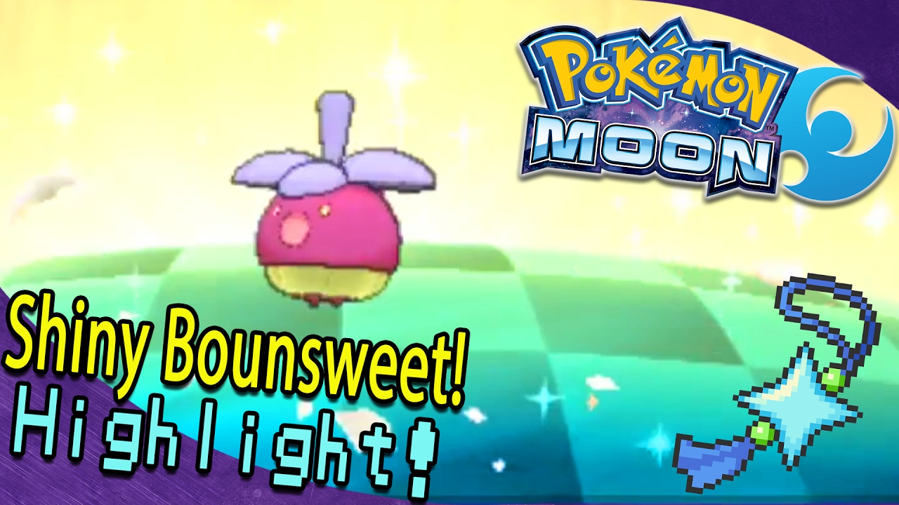 LIVE Shiny Bounsweet - 361 Eggs via Masuda Method - Pokemon Sun and ...