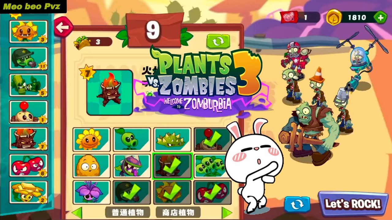 Plants vs Zombies Pvz 3 China level 9 link Android APK 🥹 - YouTube