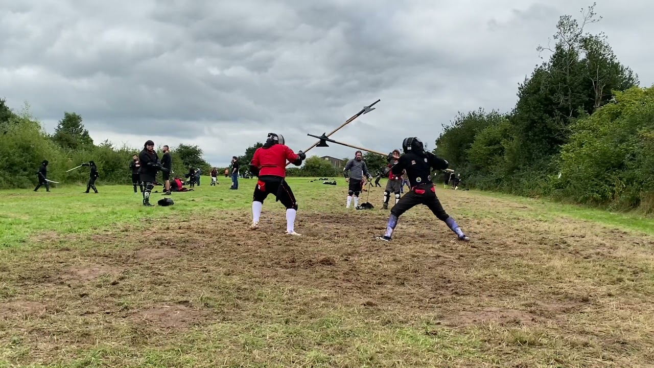 Halberd Sparring - Nick vs Jordan at Fightcamp 2021 - YouTube
