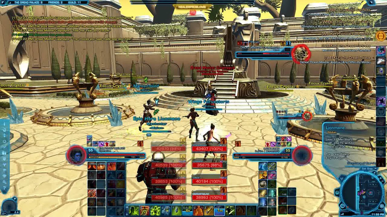 SWTOR Dread Palace 8m NiM - Dread Master Calphayus - YouTube