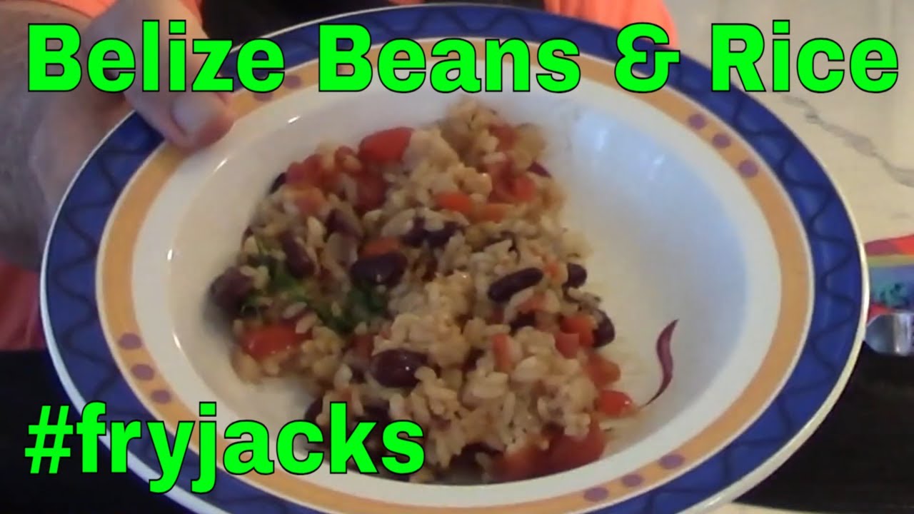 Belize Beans and Rice Belizean Rice and Beans - #fryjacks #belize - YouTube