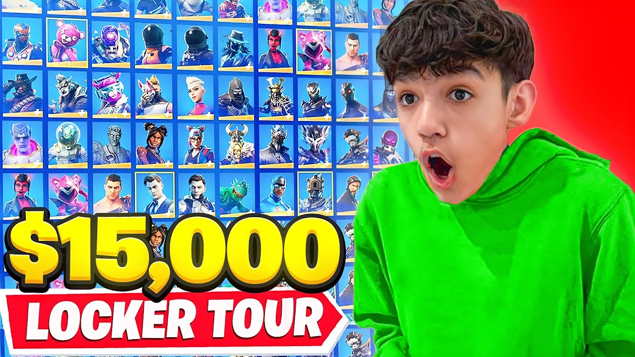 Mini Mamba's $15,000 Fortnite Locker Tour! (OG Rare Skins) - YouTube
