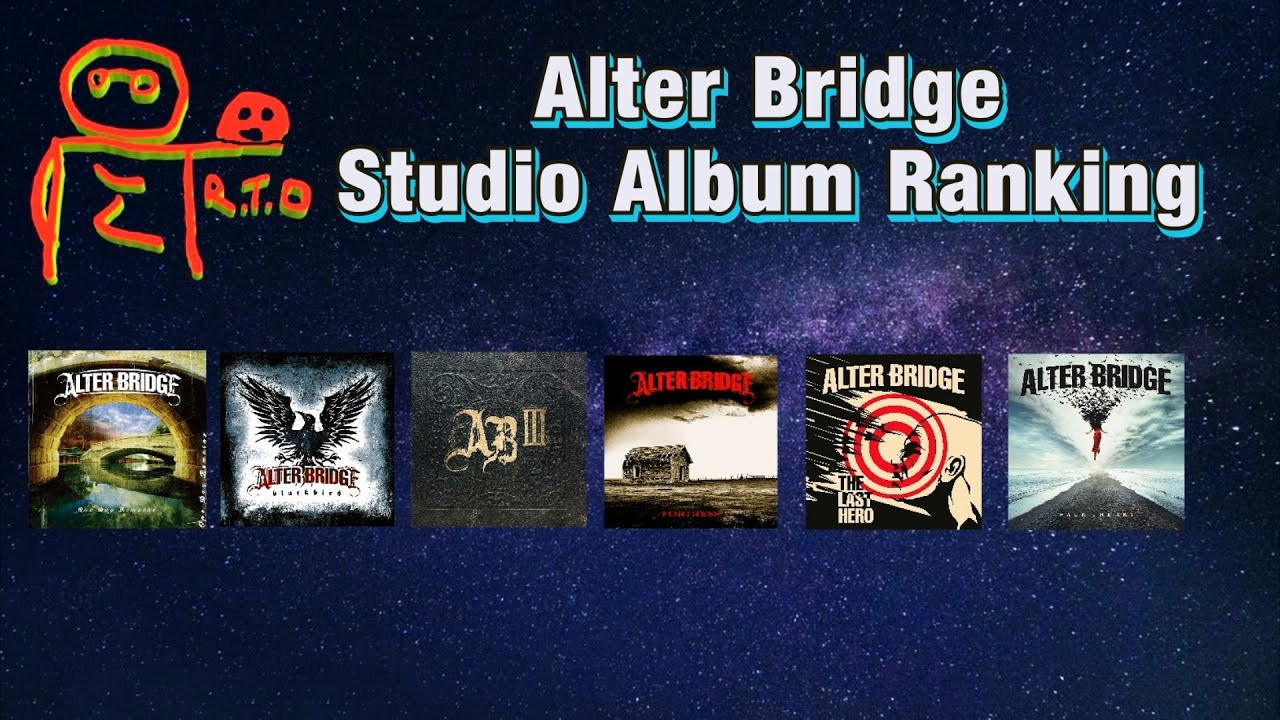 Alter Bridge Studio Album Ranking - YouTube