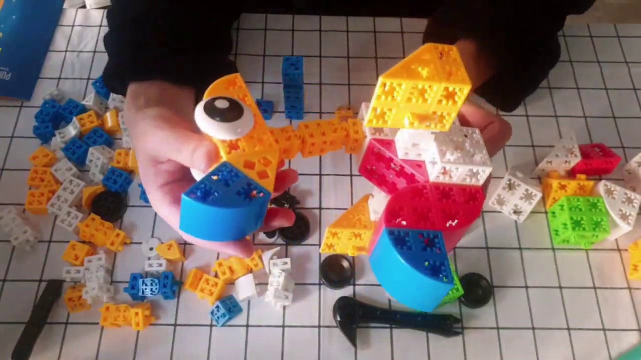 우리아이 지니블럭 타조 만들기 NAUGHTY ASTRO BUDDIES - YouTube