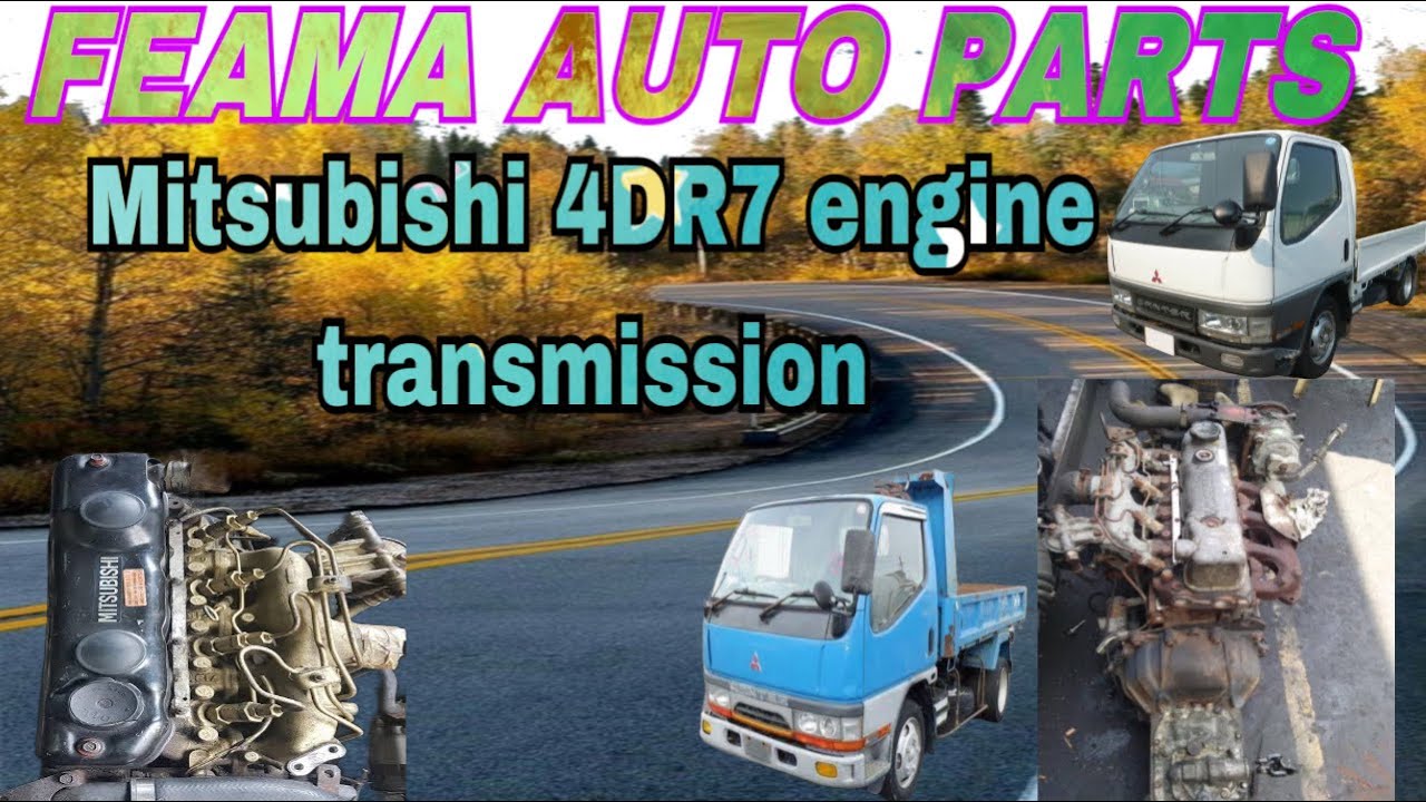 Canter 4DR7 engine transmission - YouTube