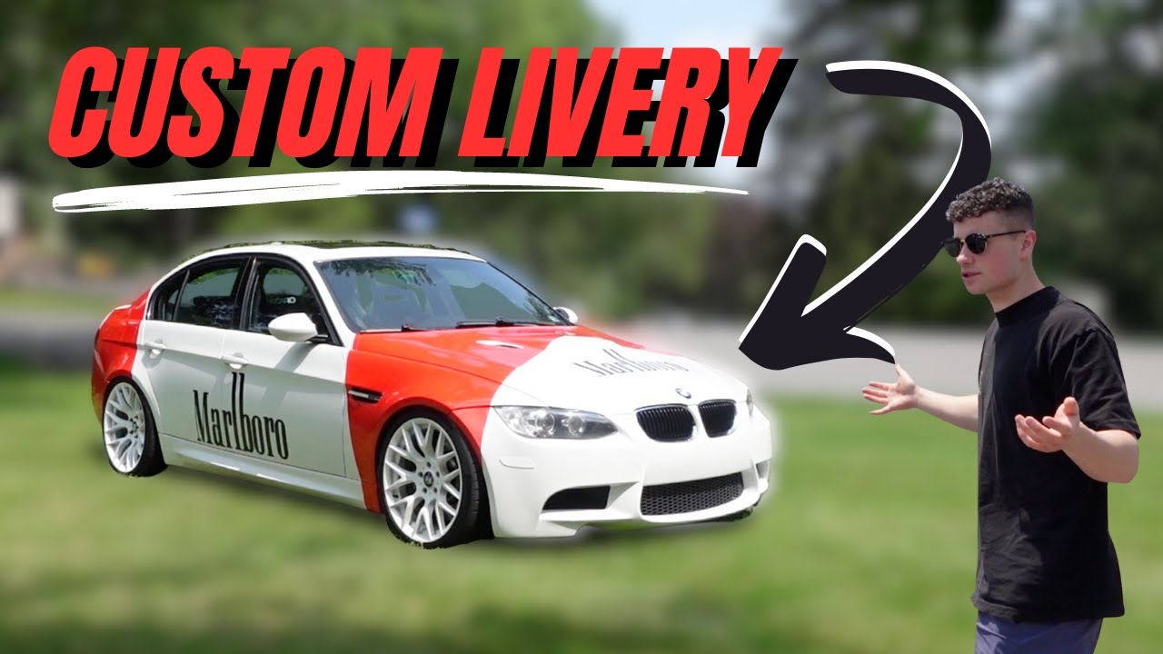 Making a custom livery for my E90 M3 - YouTube