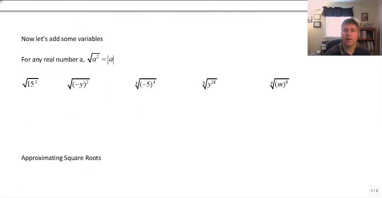 Introduction to Radicals - YouTube