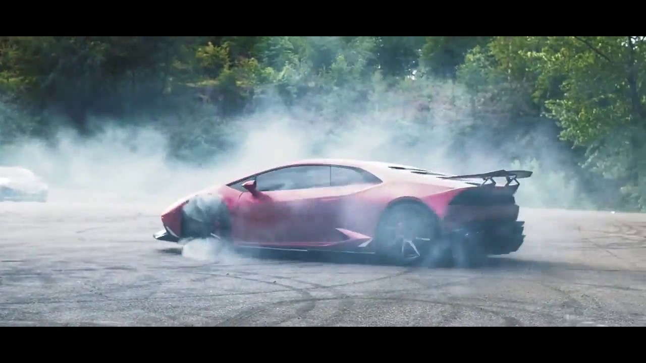 LAMBORGHINI HURA''CAN SUPER DRIFTING IN SLOW MOTION - YouTube