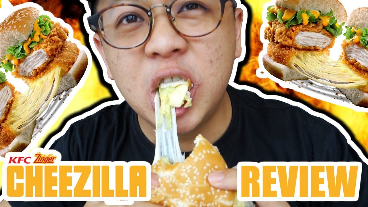 KFC ZINGER CHEEZILLA REVIEW - YouTube