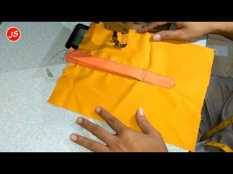 Menjahit Belahan Tempat Kancing Depan Pada Pakaian #1