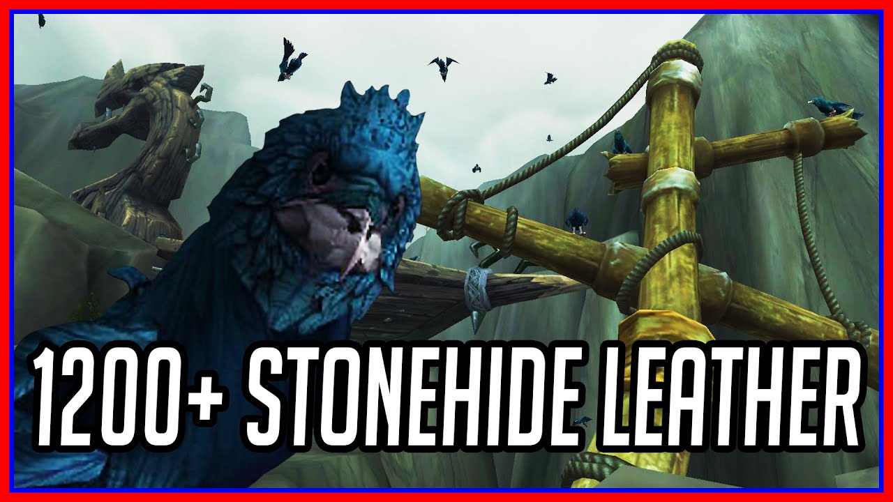 COVE RAVENS - 1200+ Stonehide Leather Farming #Legion - YouTube