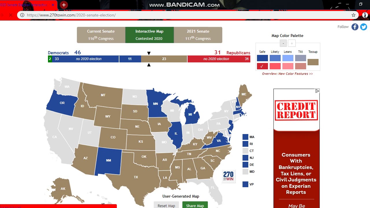 2020 SENATE if Democrats win the presidency - YouTube
