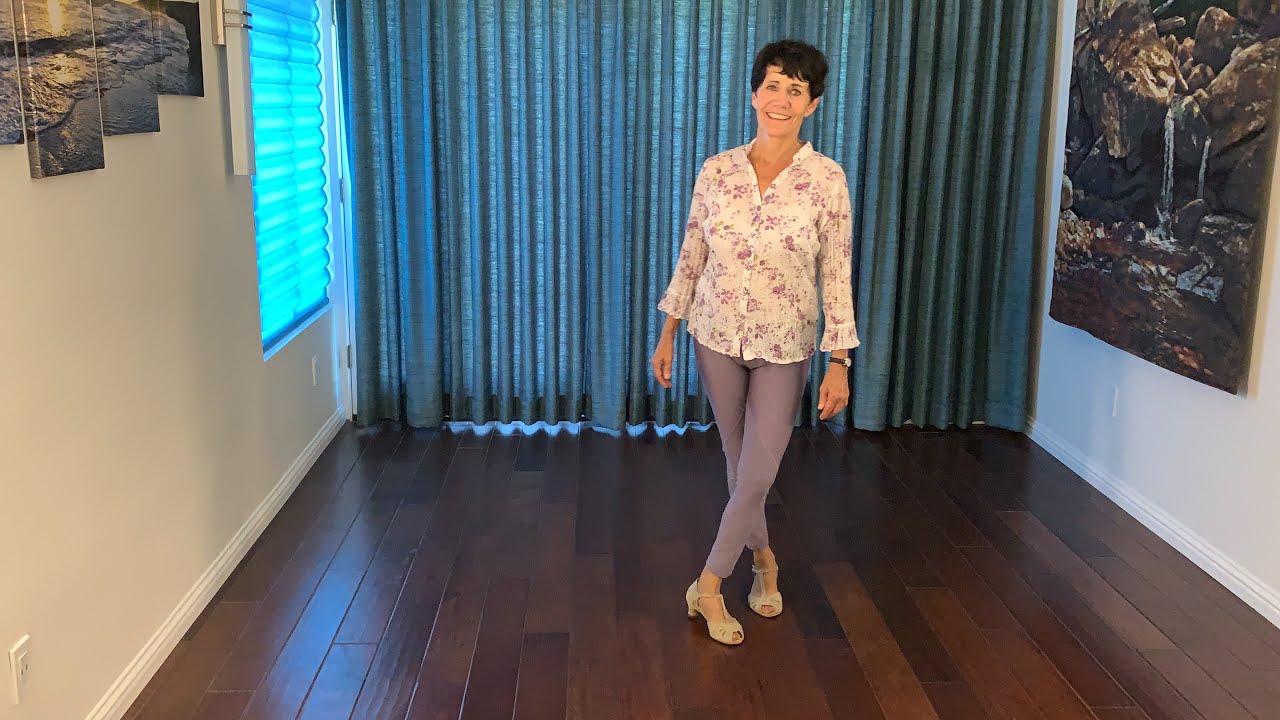 Sweet Caroline line dance demonstration and tutorial by Stephie - YouTube