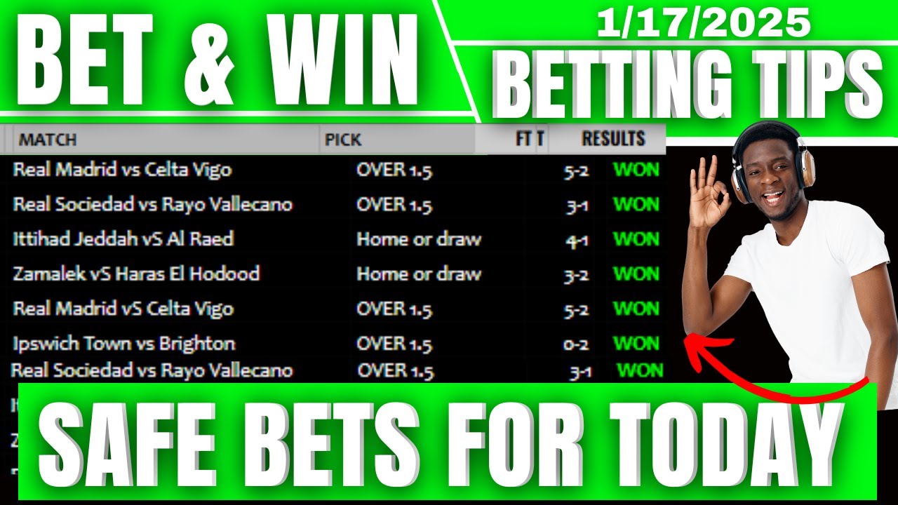 FOOTBALL PREDICTIONS TODAY|SOCCER PREDICTIONS TODAY | BETTING TIPS ...