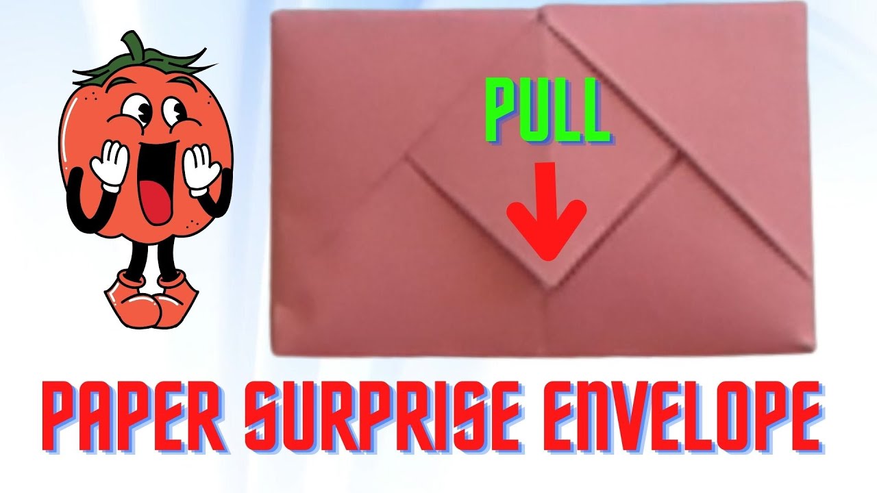 How to Make a Paper Envelope Surprise? / Origami School - YouTube