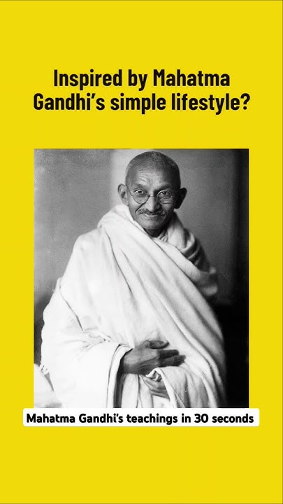 Top 5 Teachings of Mahatma Gandhi in 30 Seconds GandhiTeachings | Peace ...