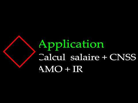 calcul salaire, CNSS, AMO, IR - YouTube