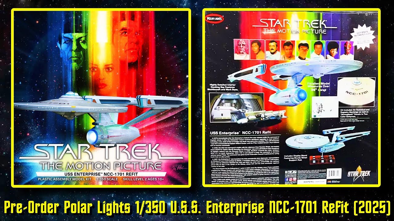 PRE-ORDER Polar Lights STAR TREK The Motion Picture USS Enterprise NCC ...