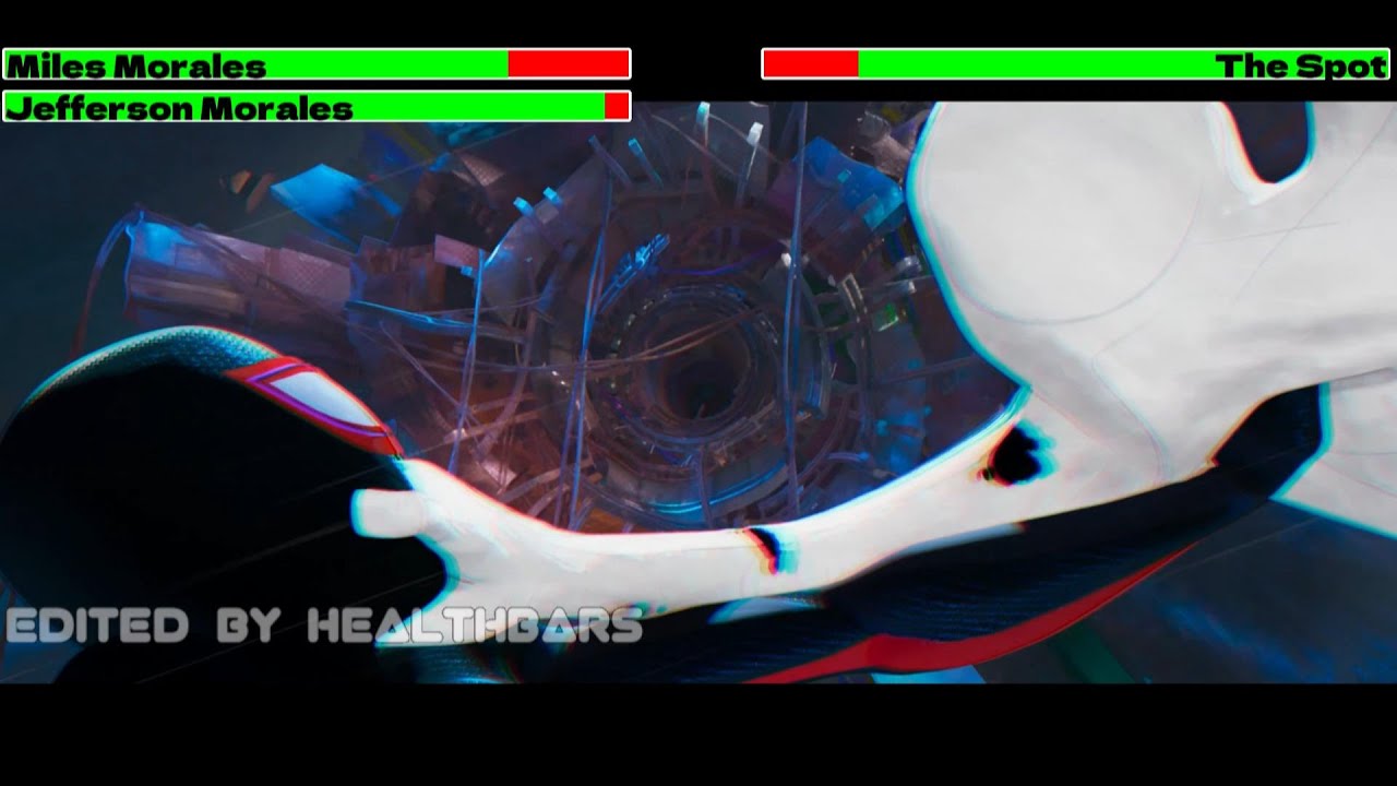 Miles Morales vs. The Spot (Second Fight) with healthbars - YouTube