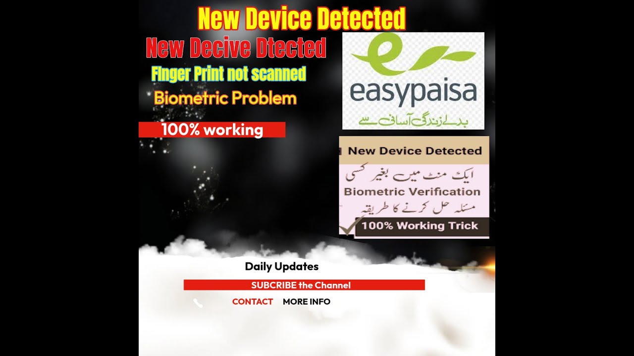 easy paisa app new device detected biometric problem solution easy ...