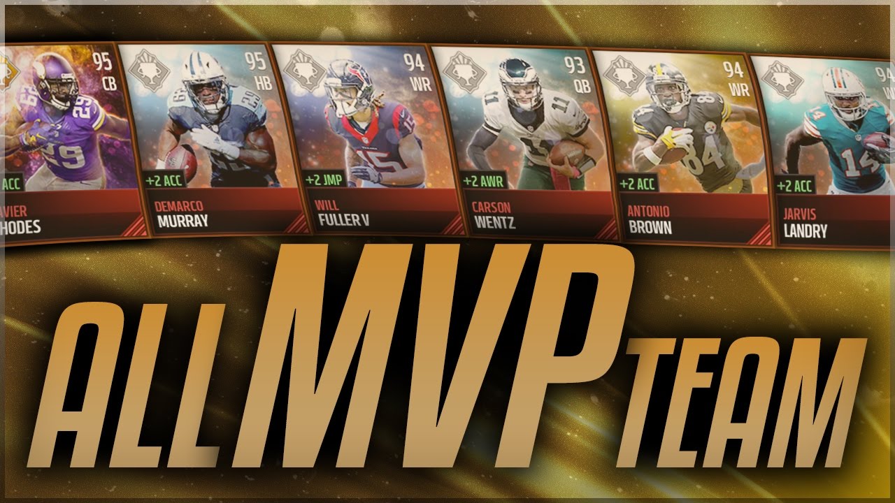 CRAZY ALL MVP TEAM! 95 XAVIER RHODES + 32 MVP PLAYERS! The Greatest ...