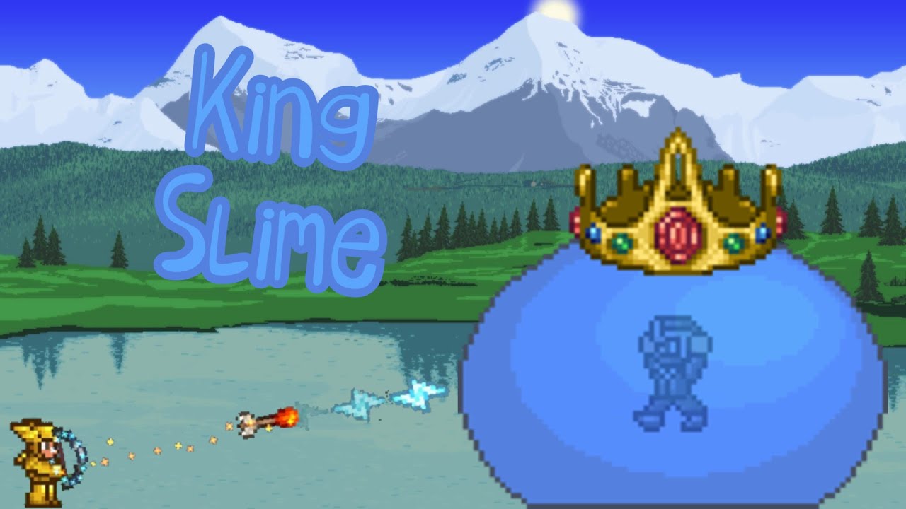 The World's Most Scuffed King Slime Fight! (Terraria Calamity ...