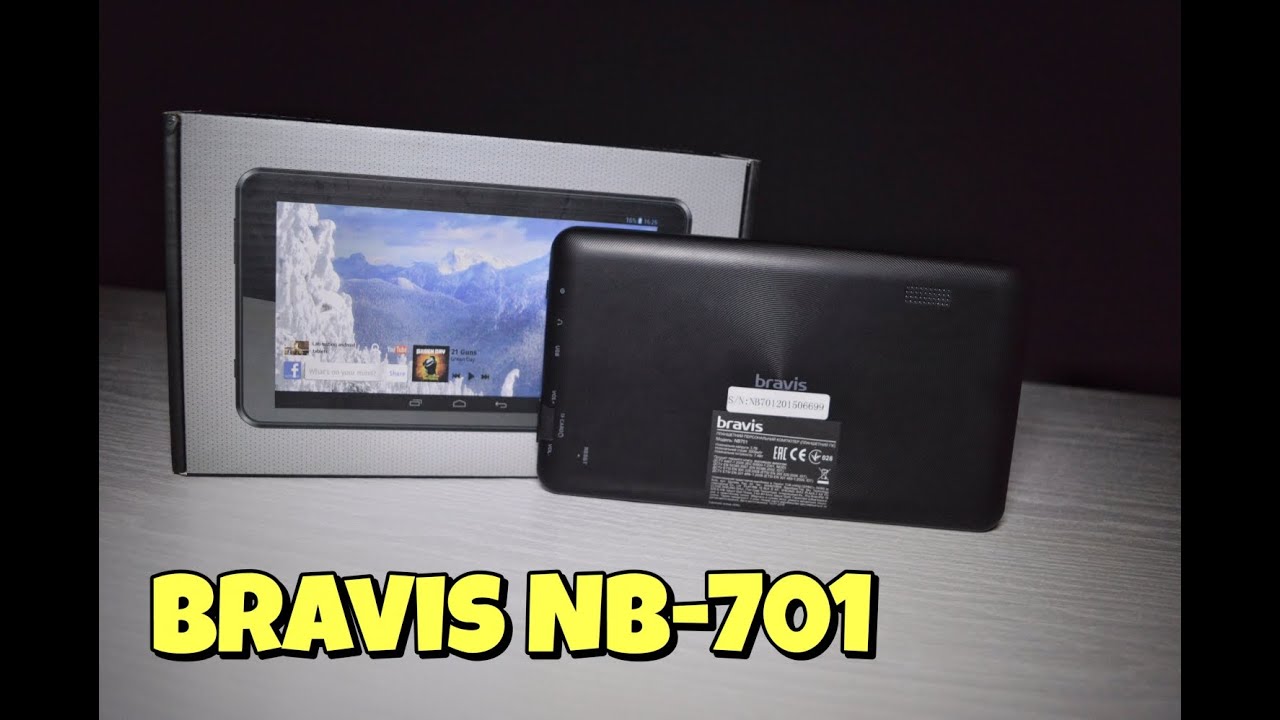 Недорогой планшет - Bravis NB-701 - YouTube