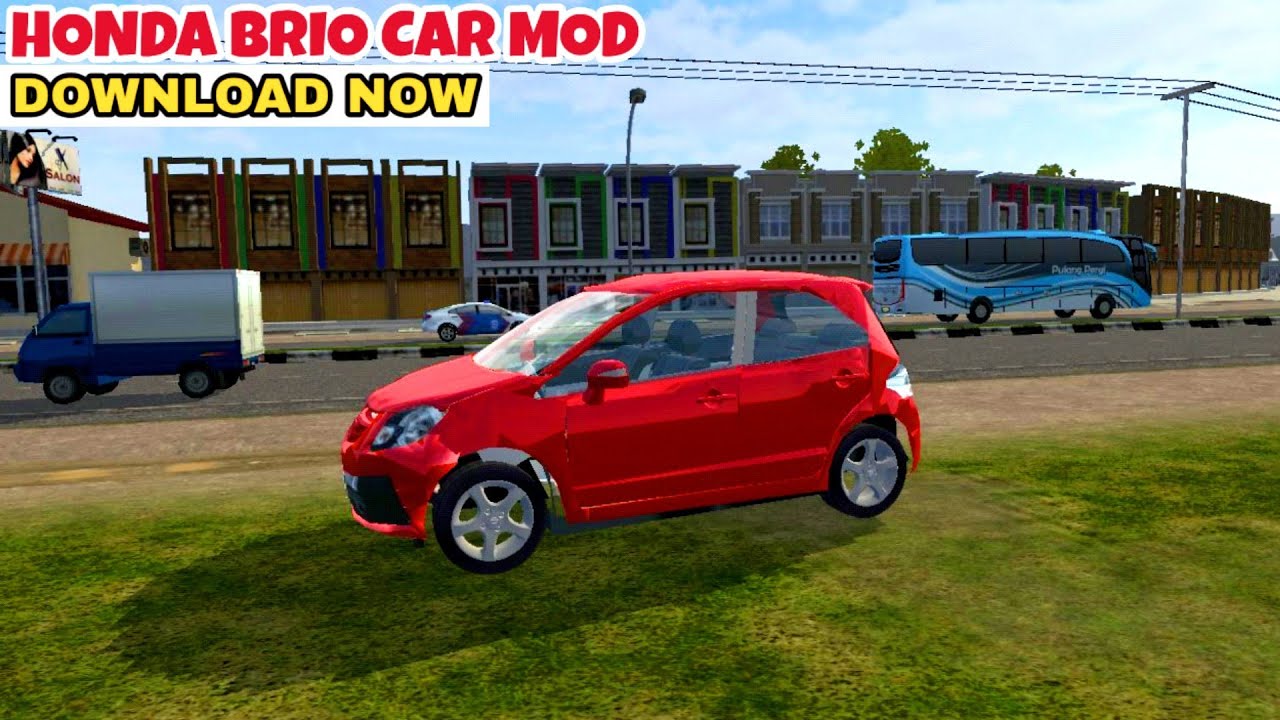 Honda Brio Car Mod in Bus Simulator Indonesia - Bussid Car Mod - Bussid ...