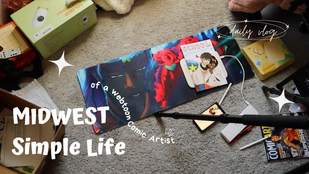 Simple Life of a MIDWEST Webcomic Artist🎨Digital Art DRAWING PEN ️ ...