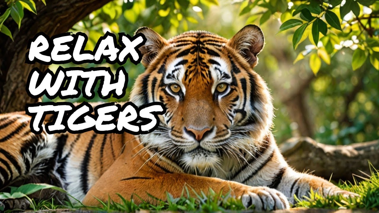 TIGER Takes Over! Most RELAXING Wildlife Moment Ever! #tiger - YouTube