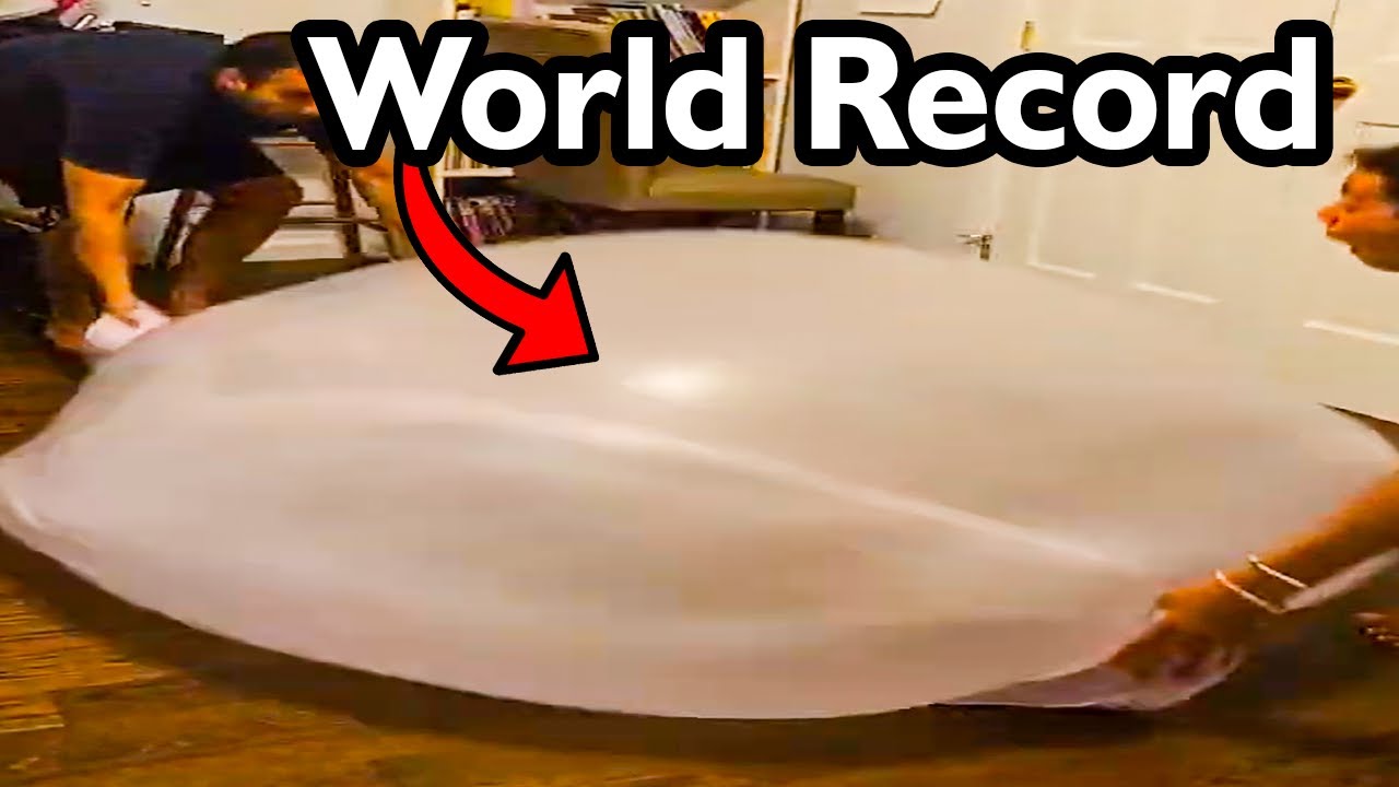 Biggest Slime Bubble World Record - YouTube