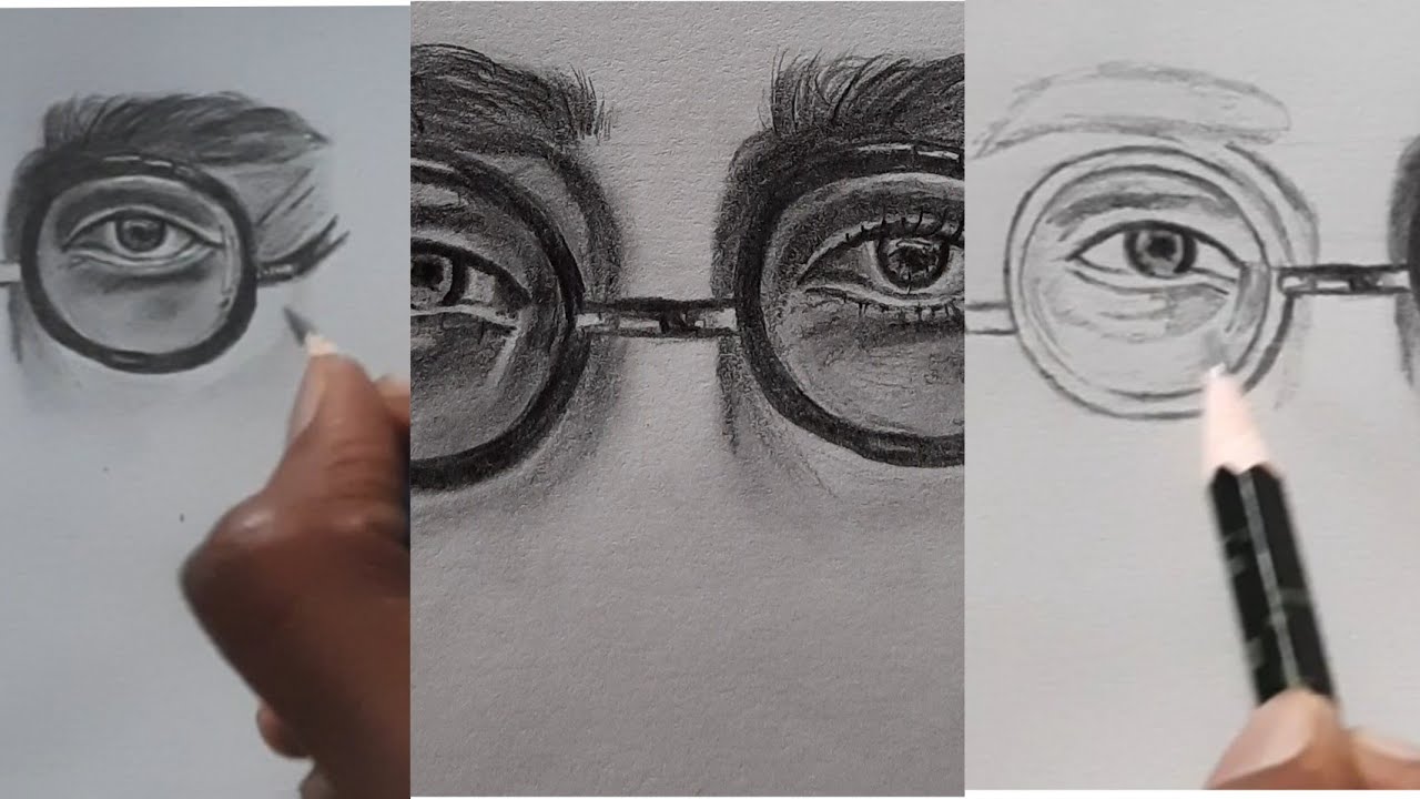 Drawing Harry Potter Eyes | Harry Potter | Hyperlapse - YouTube