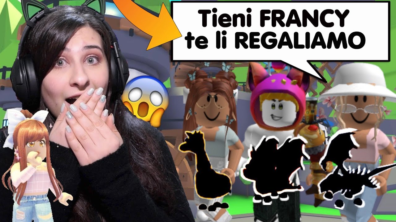 Dei FAN mi REGALANO i LORO PET MIGLIORI 😱 ROBLOX ITA By FrancyDreams ...