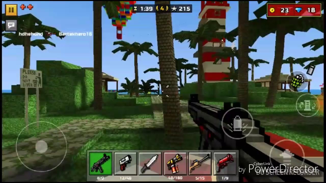 Pixel Gun 3D(paradise resort) - YouTube