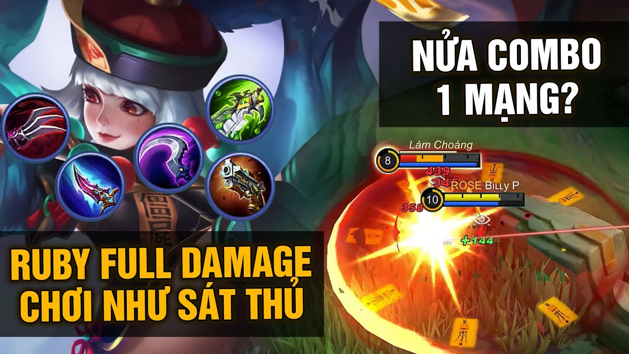 MLBB | RUBY FULL DAMAGE CHƠI NHƯ SÁT THỦ? NỬA COMBO 1 MẠNG?? | Tốp Mỡ ...