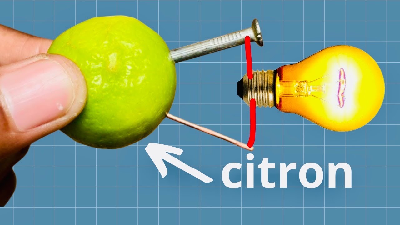 Comment Fabriquer Une Batterie Avec Du Citron - YouTube